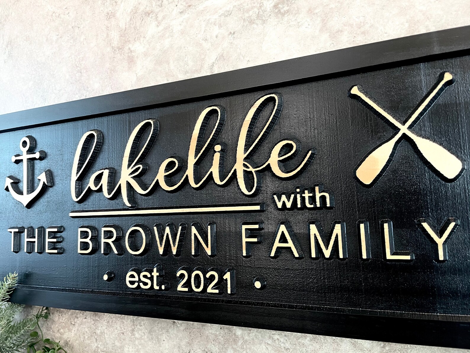 Custom Lake Life Sign Lake House Sign Decor Personalized - Etsy