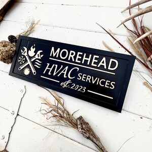Custom HVAC Name Sign Heating Cooling Air Vent Sign for HVAC - Etsy