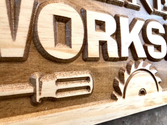 Custom Workshop Sign Workshop Sign Custom Business Sign Carpenter