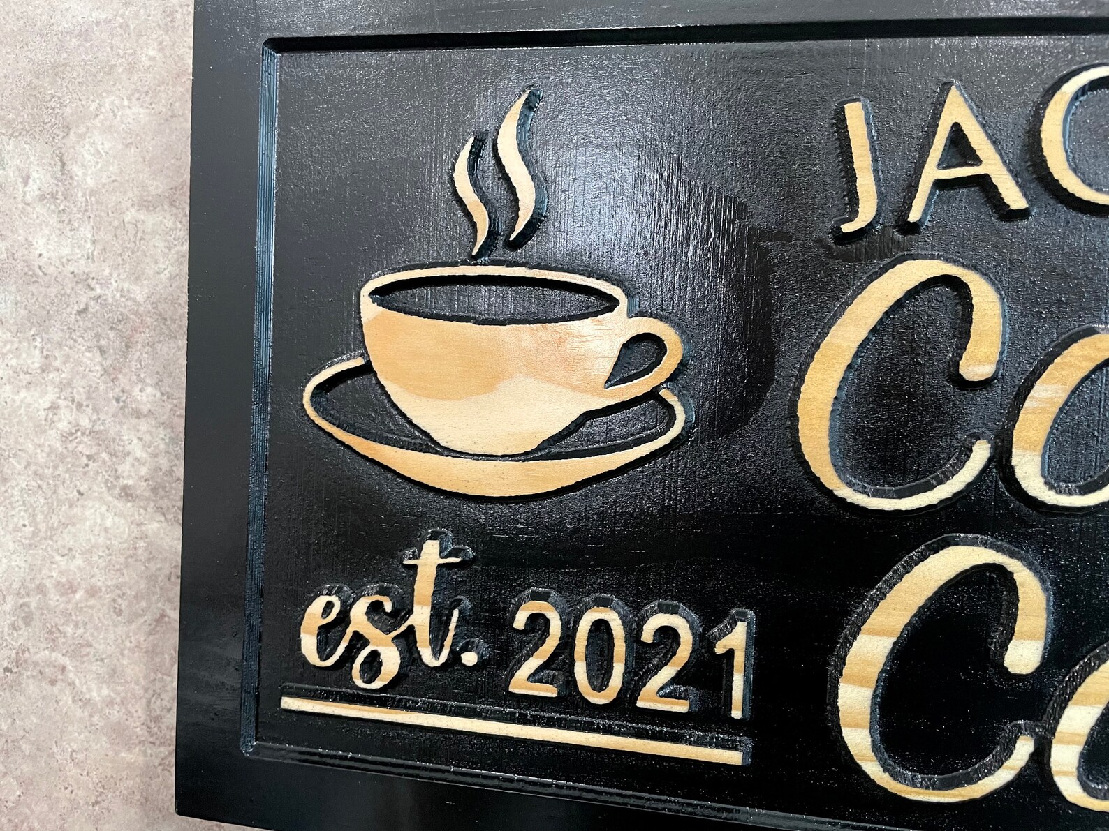 Custom Coffee Cocktails Sign Personalized Coffee Bar Kitchen - Etsy