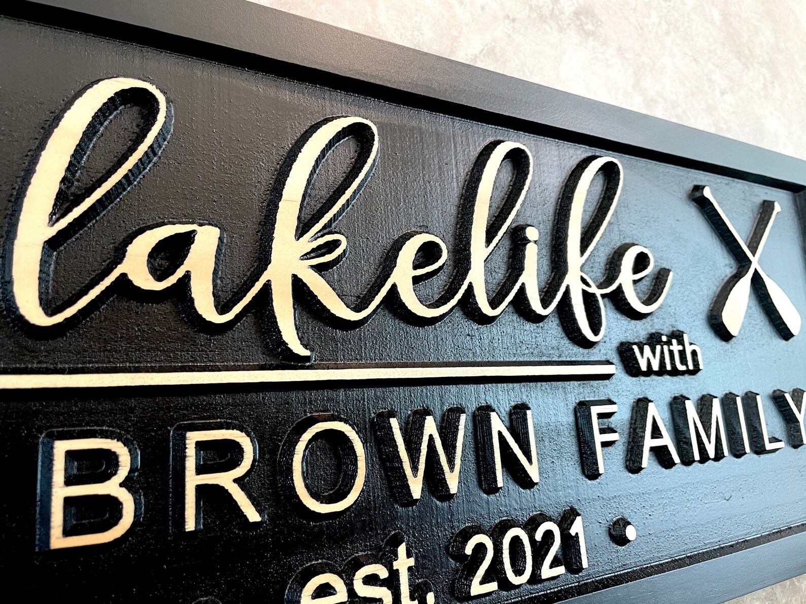 Custom Lake Life Sign Lake House Sign Decor Personalized - Etsy