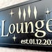 Custom Lounge Sign Retro Lounge Signs Bar Game Room Sign for Home Decor ...