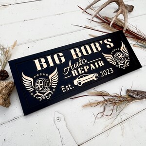 Custom Mechanic Sign Auto Repair Shop Sign Tire Shop Garage Sign ...