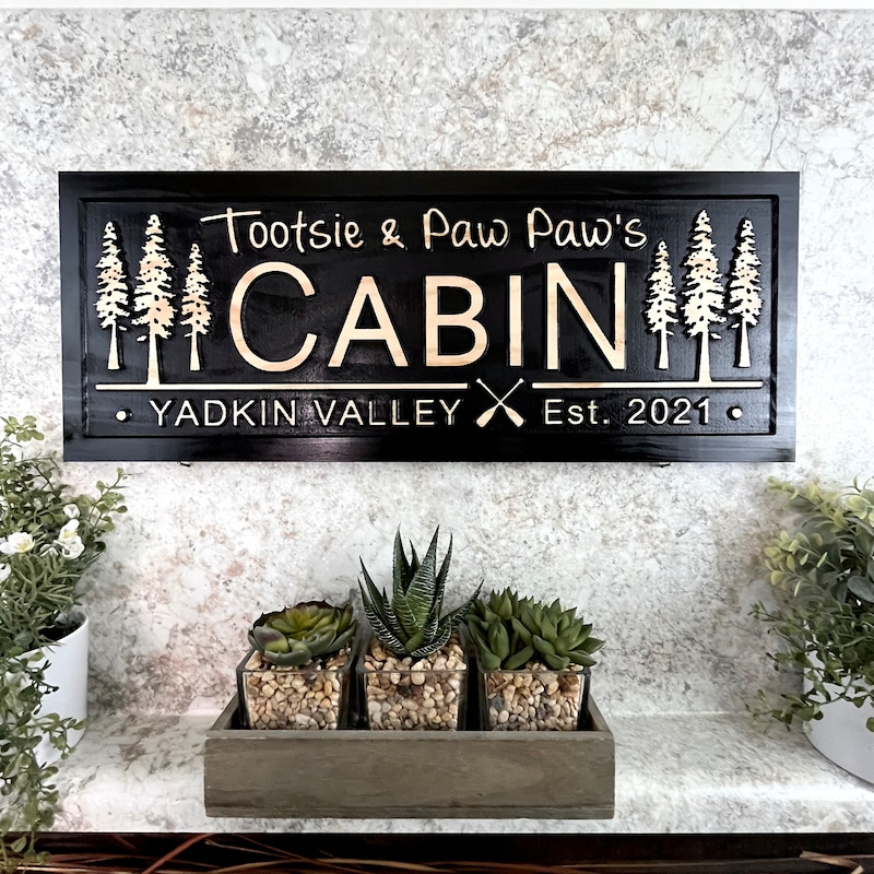 Cabin Signs - Etsy