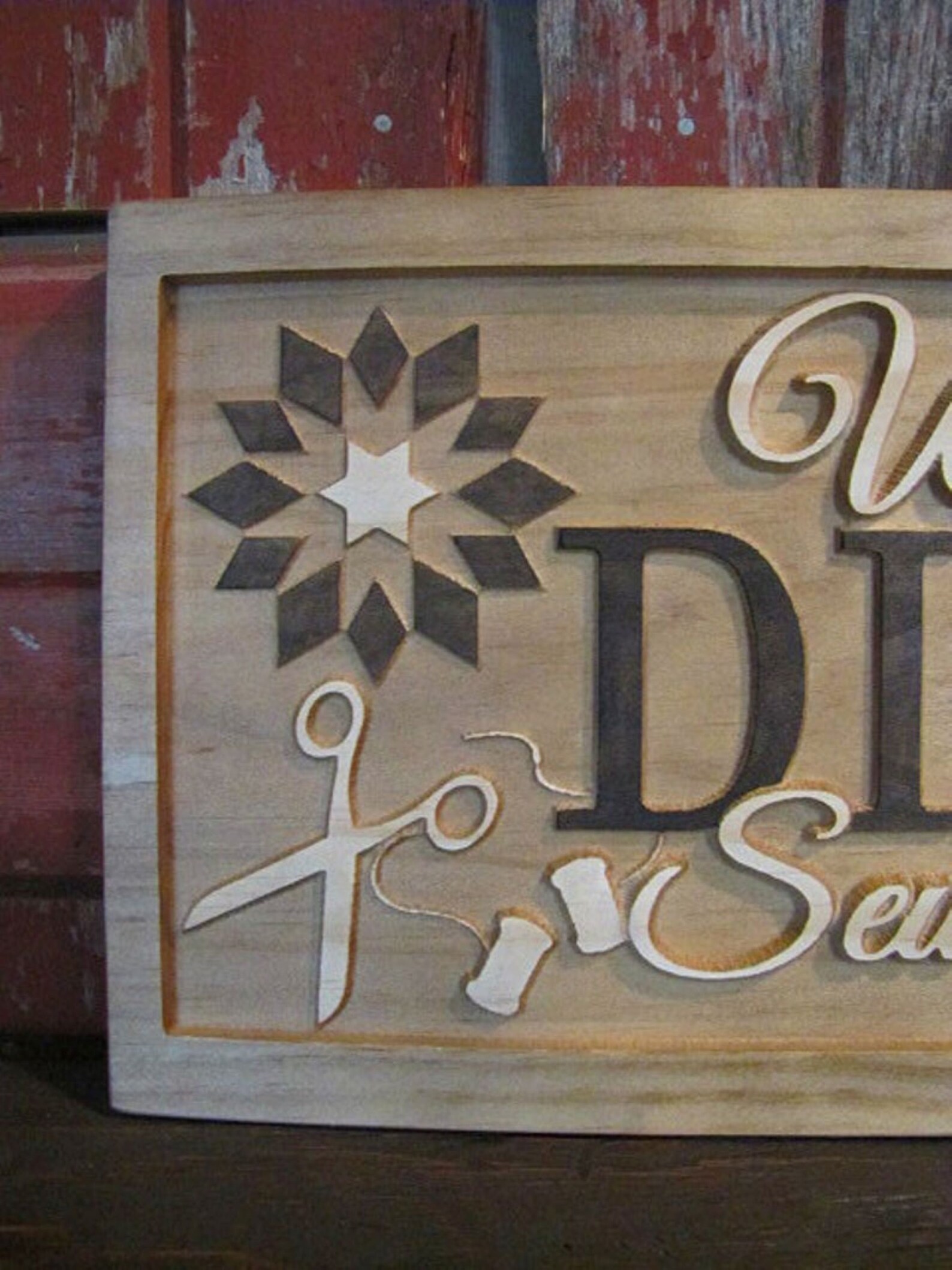 Personalized Sewing and Quilting Room Signs Wood Name Sign - Etsy
