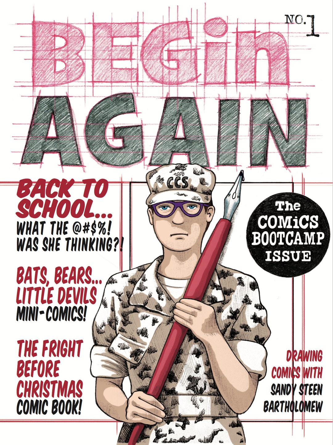 PDF BEGIN AGAIN 1 the Comics Bootcamp Issue comic Magazine - Etsy
