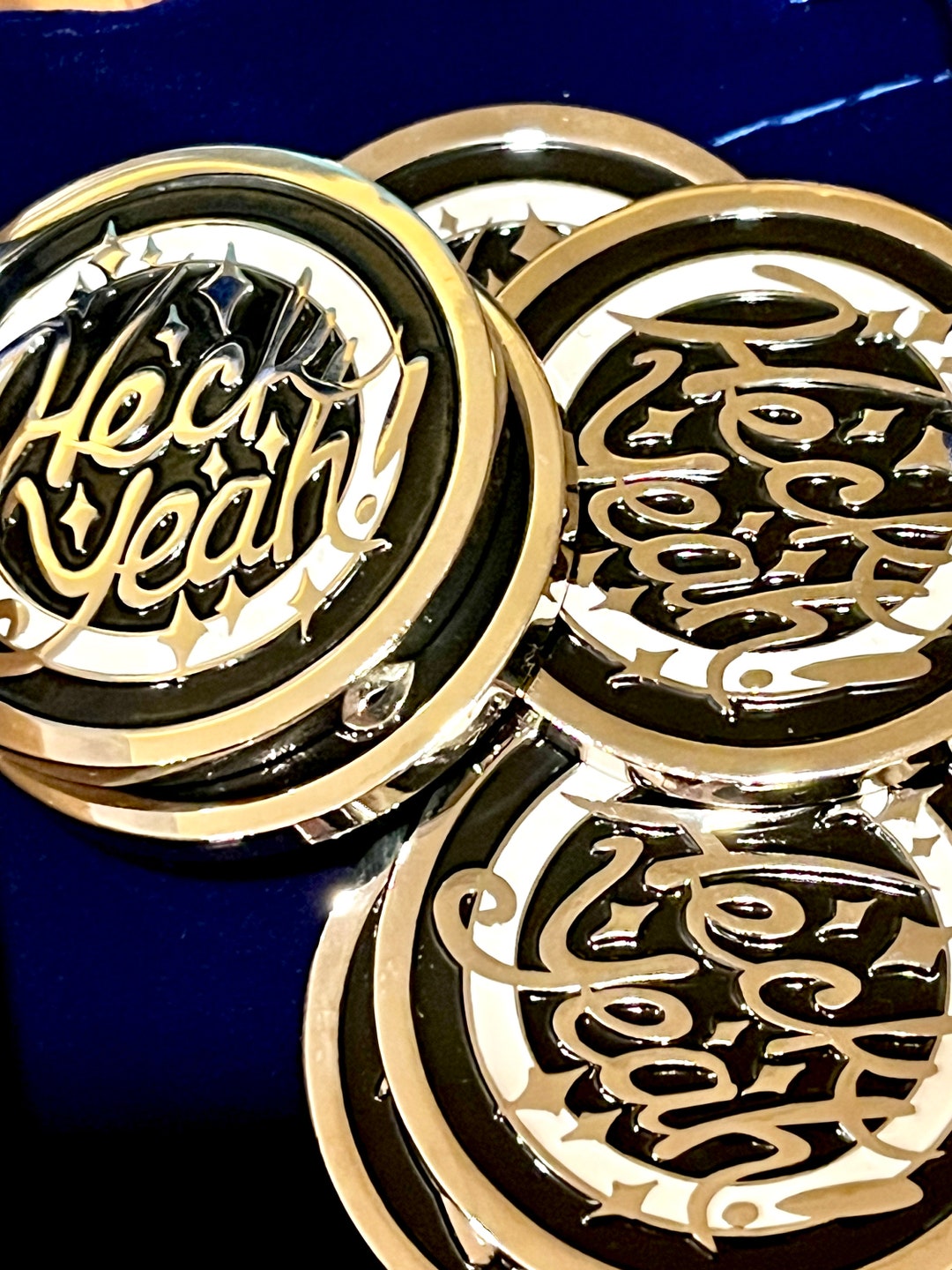 Decision-making "heck Yeah!" Coin - Etsy