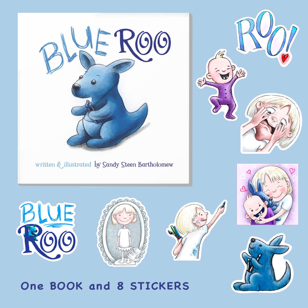 Special Edition - BLUE ROO by Sandy Steen Bartholomew - Original ...