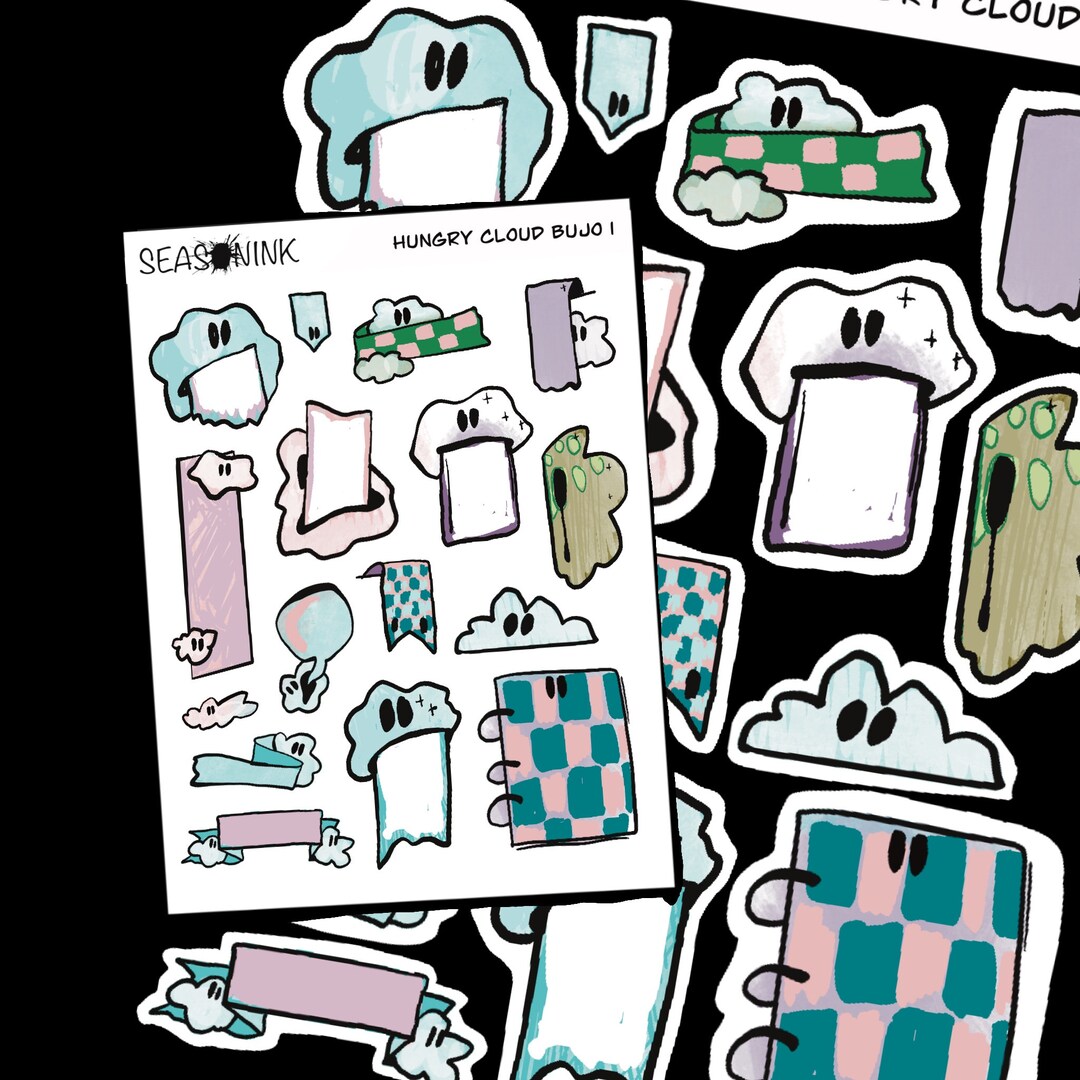 Bujo Hungry Cloud Vol 3 Planner Stickers |sticker Sheet |planner TN Happy Planners Travel ...