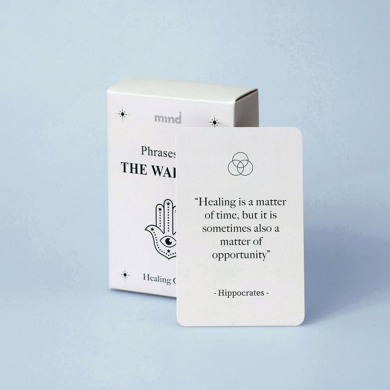 Healing Affirmation Cards for Recovery – Uplifting Encouragement Deck ...