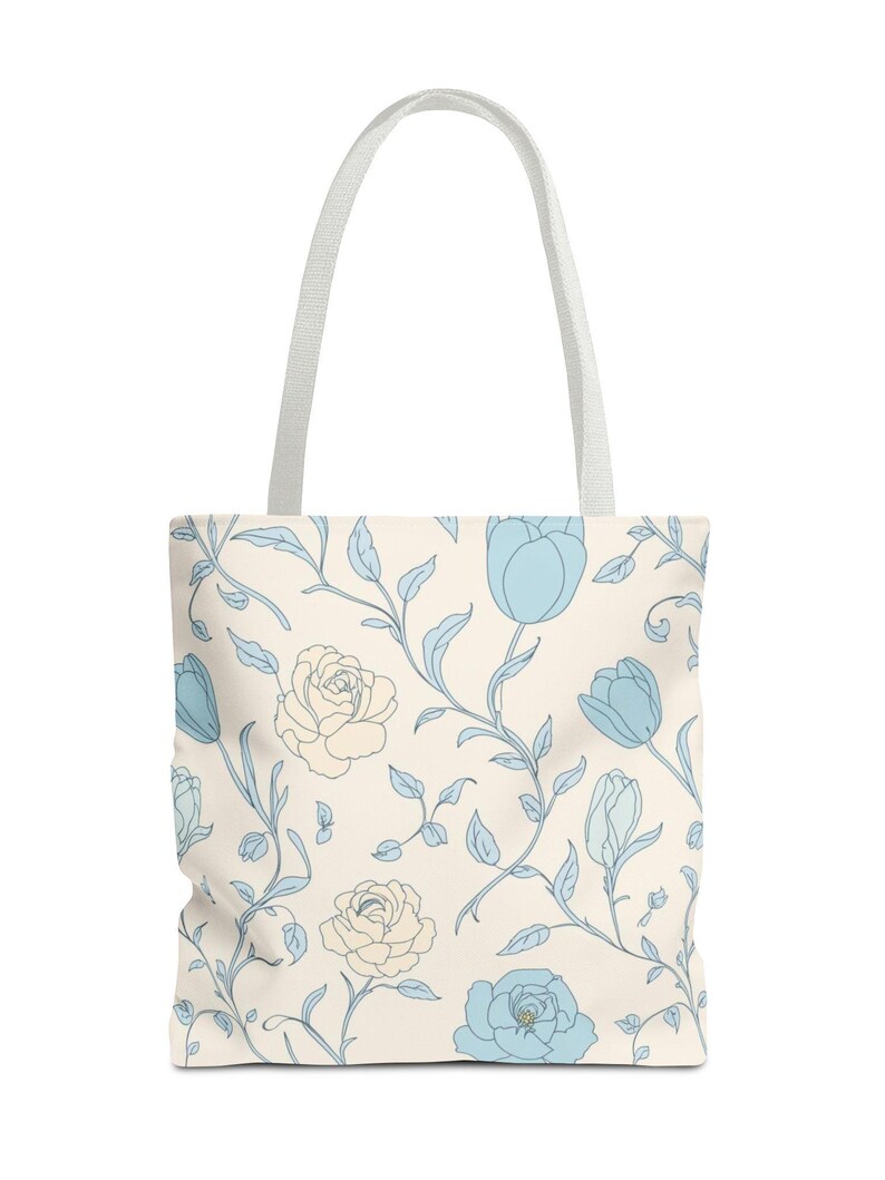 Botanical Line Art Tote Bag Elegant Eco-friendly Design Perfect for ...