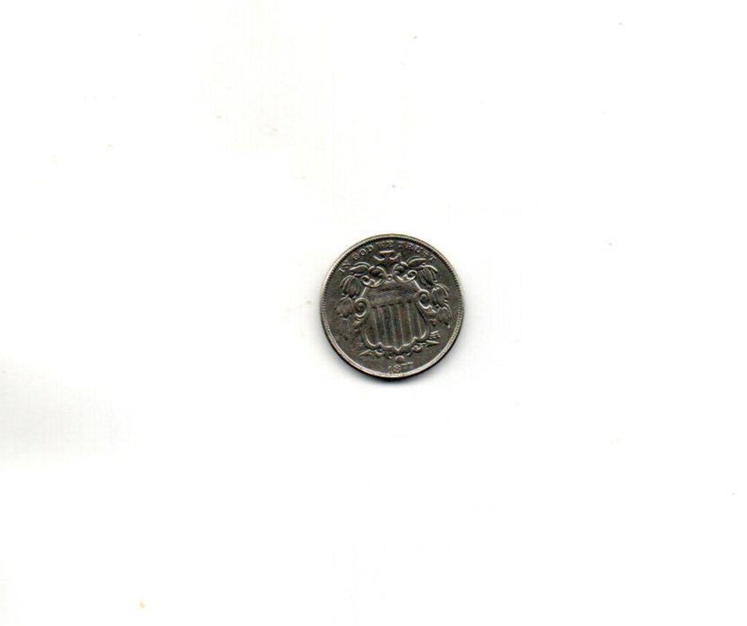 USA 1877 5 Cent Shield Nickel - Etsy