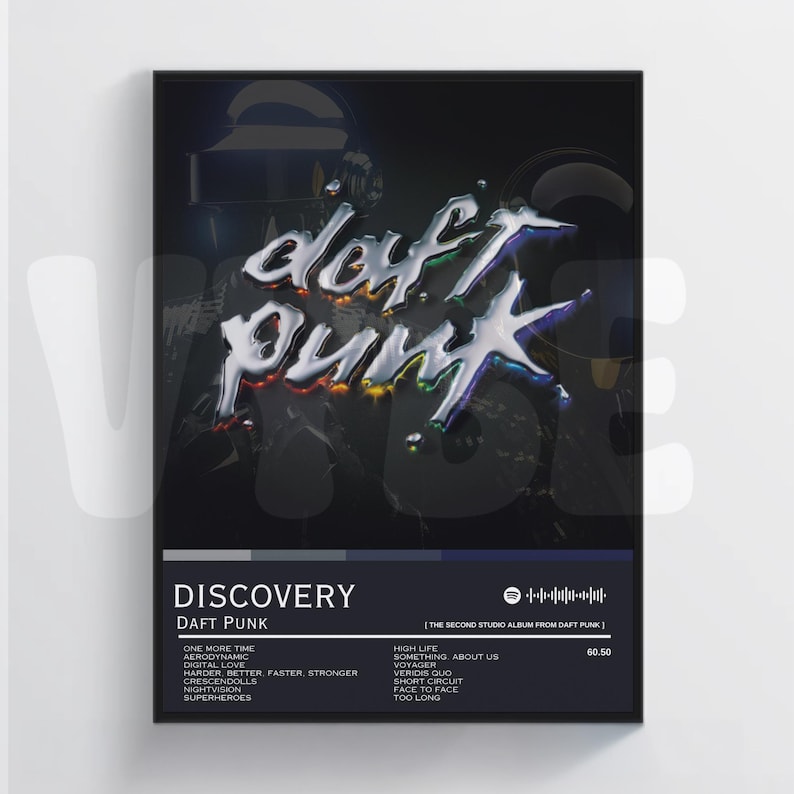 Discovery - Daft Punk - Album Cover - Poster - Etsy