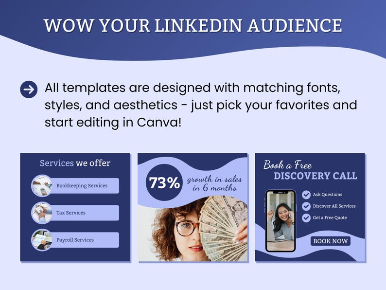 200 Linkedin Content Bundle | Service Based Businesses, Coaches ...