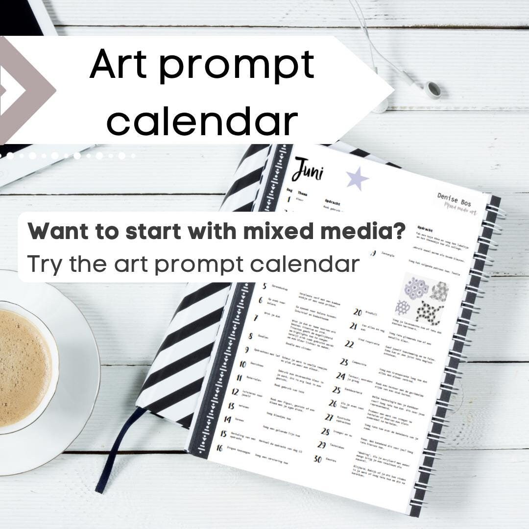Digital Art Prompt Calendar - Etsy