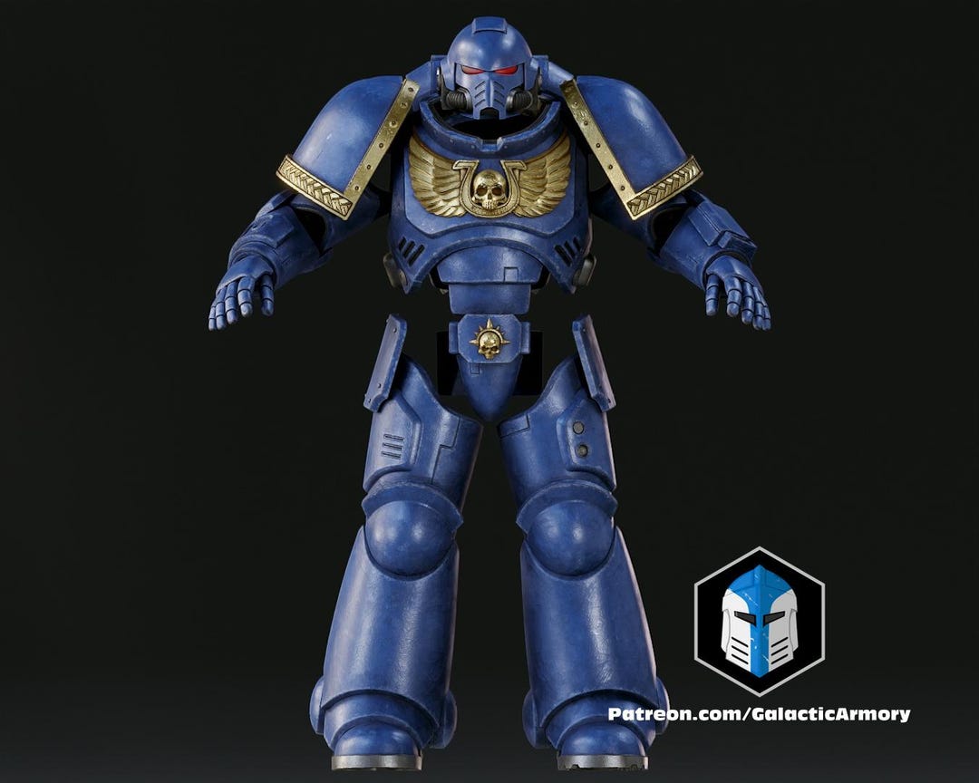 Kit de armadura cosplay Primaris Space Marine DIY escala humana - Etsy ...