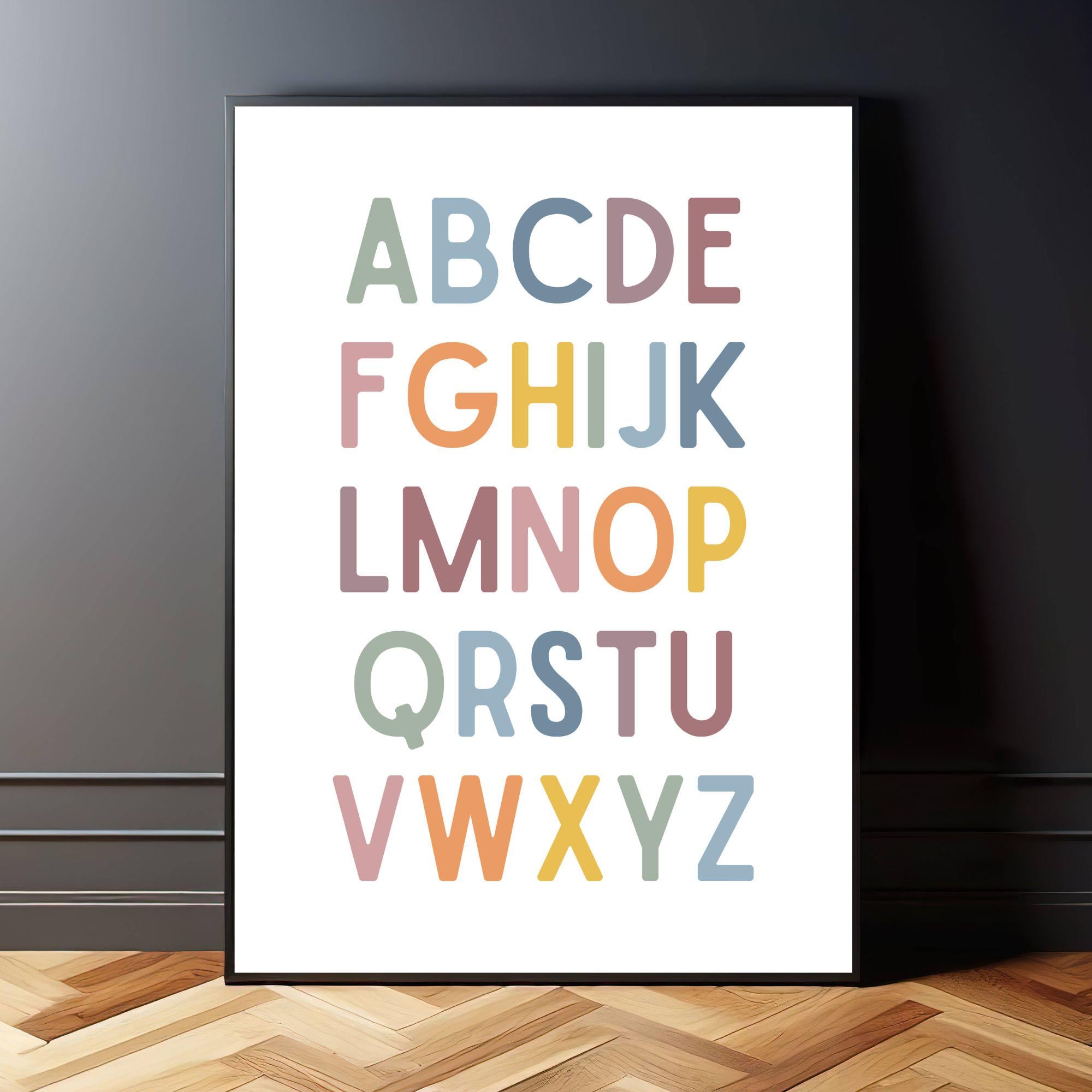 Reading Corner Poster Set: Classroom Decor With Rainbow Alphabet and ...