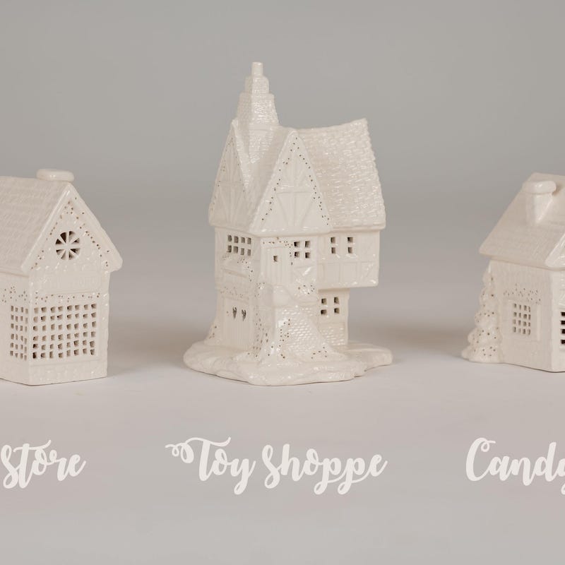 Ceramic Christmas Village - Etsy