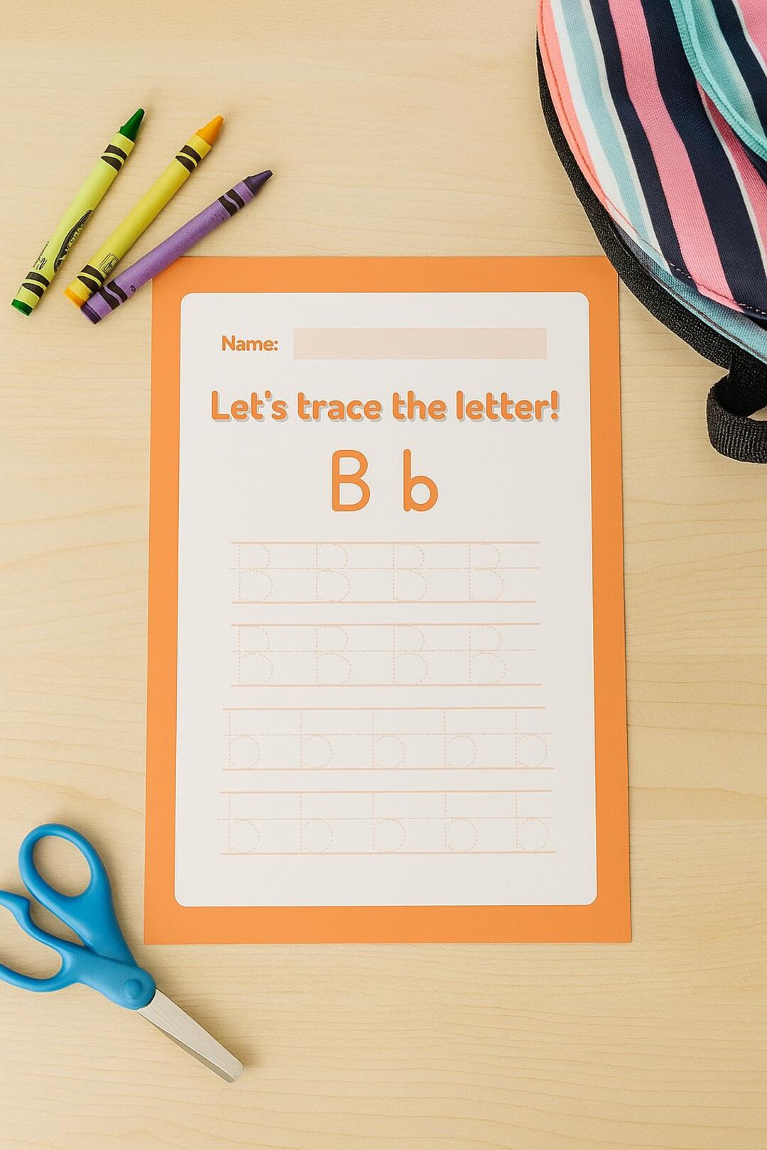 Kindergarten Alphabet Tracing Pages Upper and Lower Case Letters ...