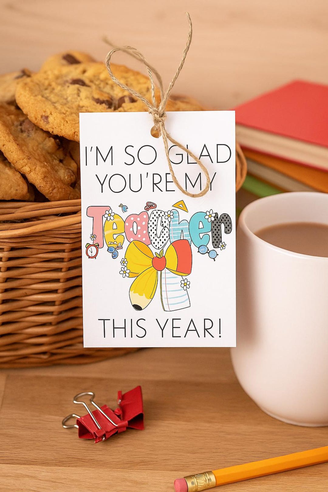 Back to School Gift Tag First Day of School Gift Tag Meet the Teacher ...