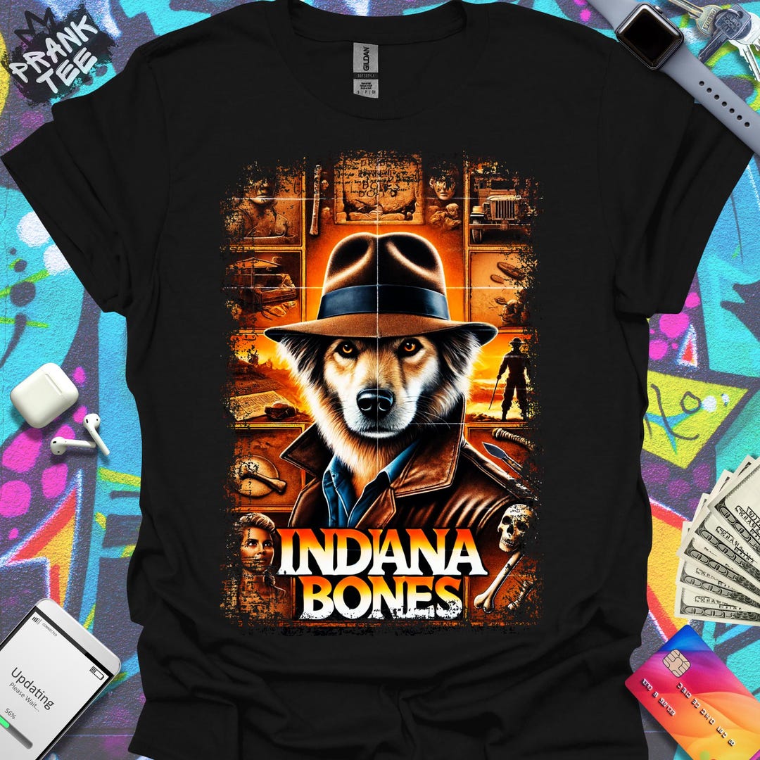 Indiana Jones Dog, Indiana Jones Shirt, Movie Dogs, Wicked Shirt, Witty ...