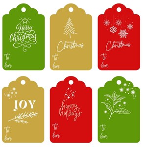 Printable Christmas Gift Tags Editable Holiday Gift Tag Template ...