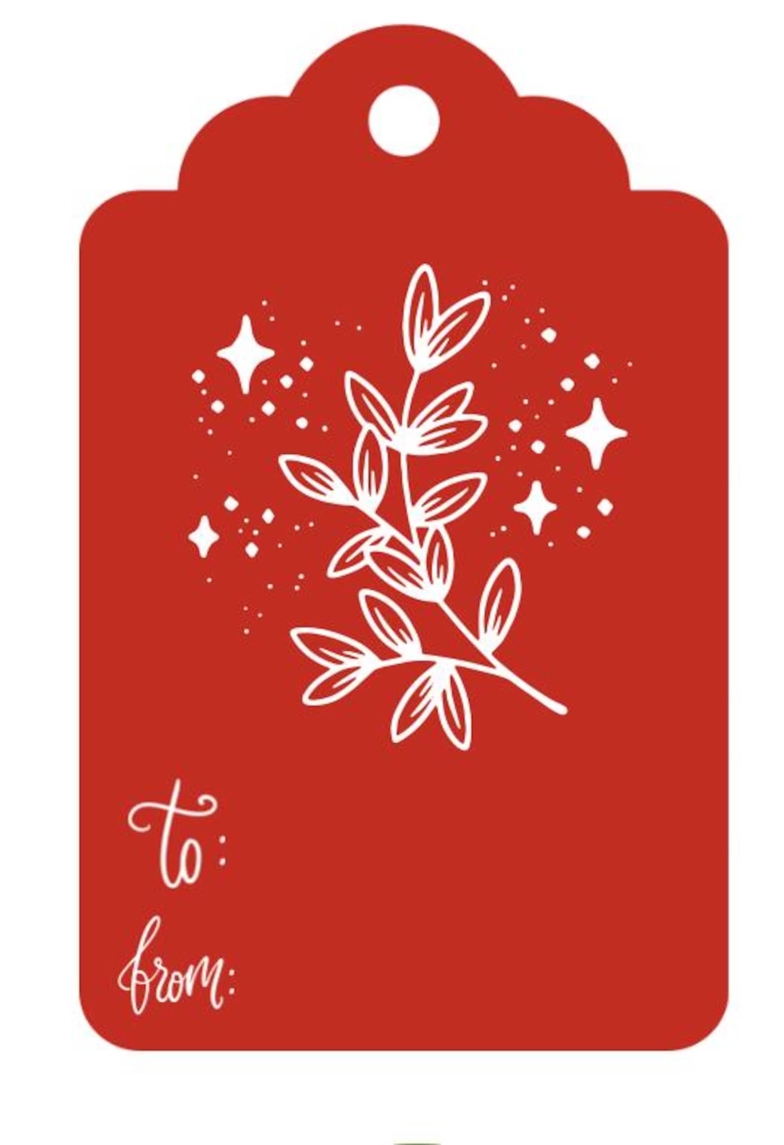 Printable Christmas Gift Tags Editable Holiday Gift Tag Template ...
