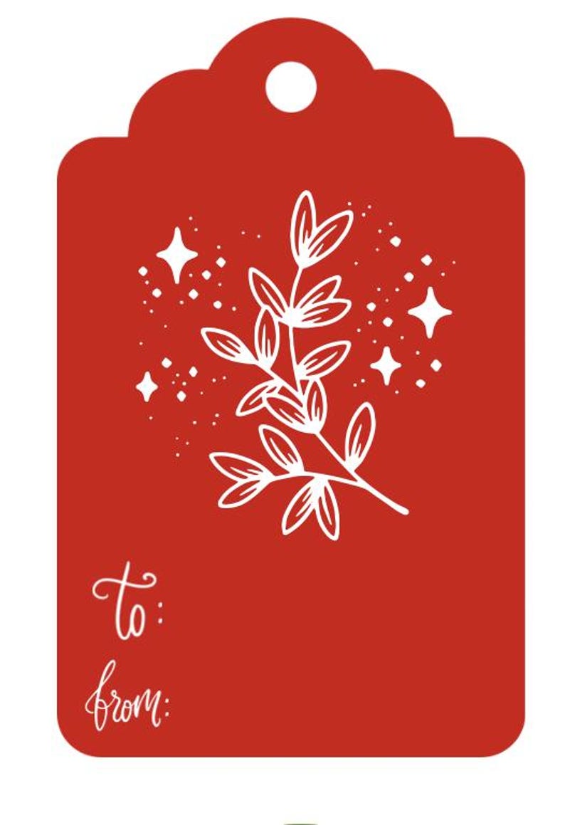 Printable Christmas Gift Tags Editable Holiday Gift Tag Template ...