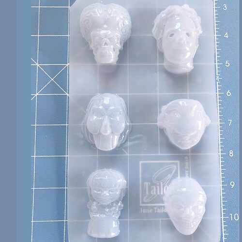 6 Bite Size Small Horror Movie Character Heads Handmade Resin - Etsy