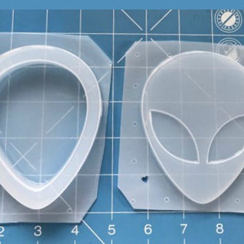 Alien Head Trinket Box Handmade Plastic Resin Mold | Etsy