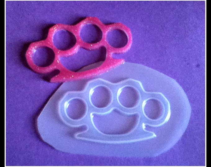 Life Size Brass Knuckles Flexible Plastic Handmade Resin Mold- - Etsy