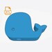 Blue Whale Straw Topper Buddy STL File for 3D Printing - Etsy
