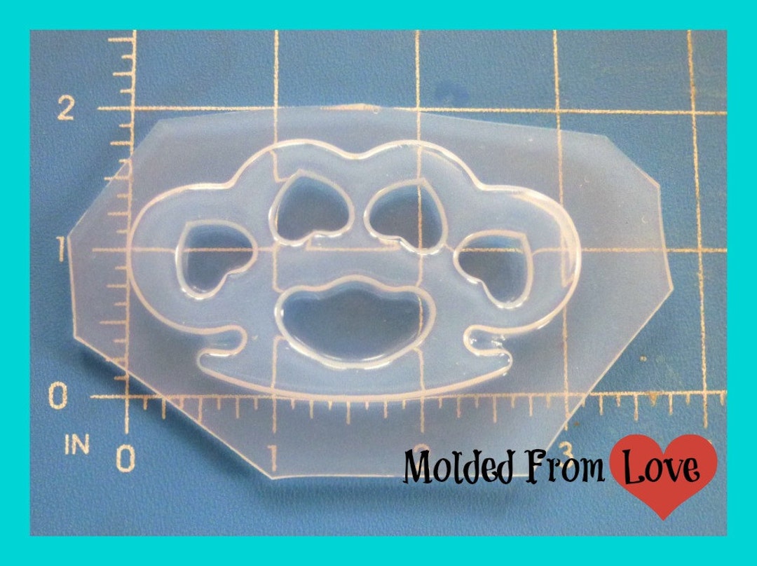 Knuckles With Heart Shape Holes Handmade Plastic Mold/uv Resin/resin ...