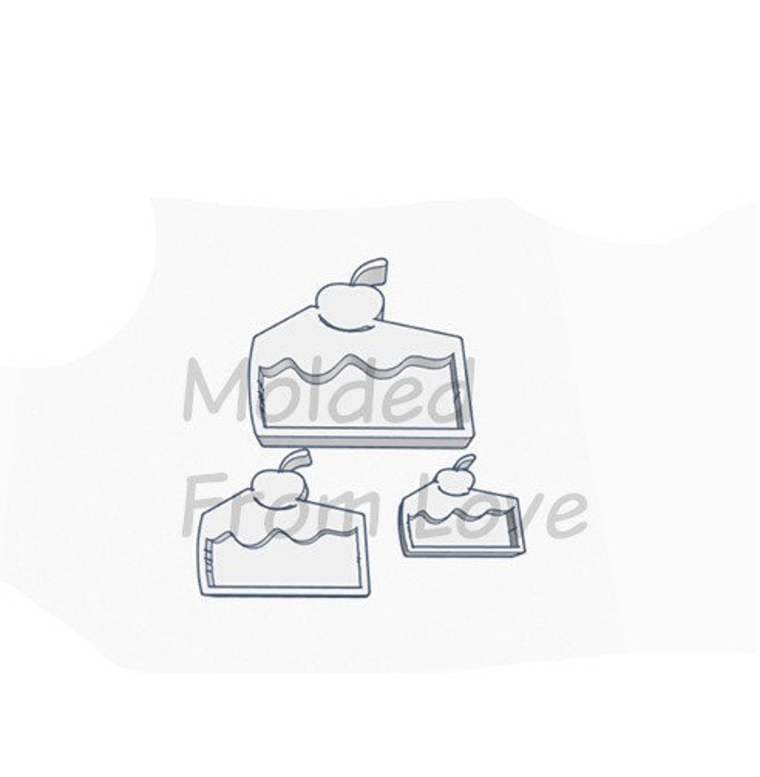 Kawaii Slice of Cake Shaker STL File for 3-D Printing File - Etsy
