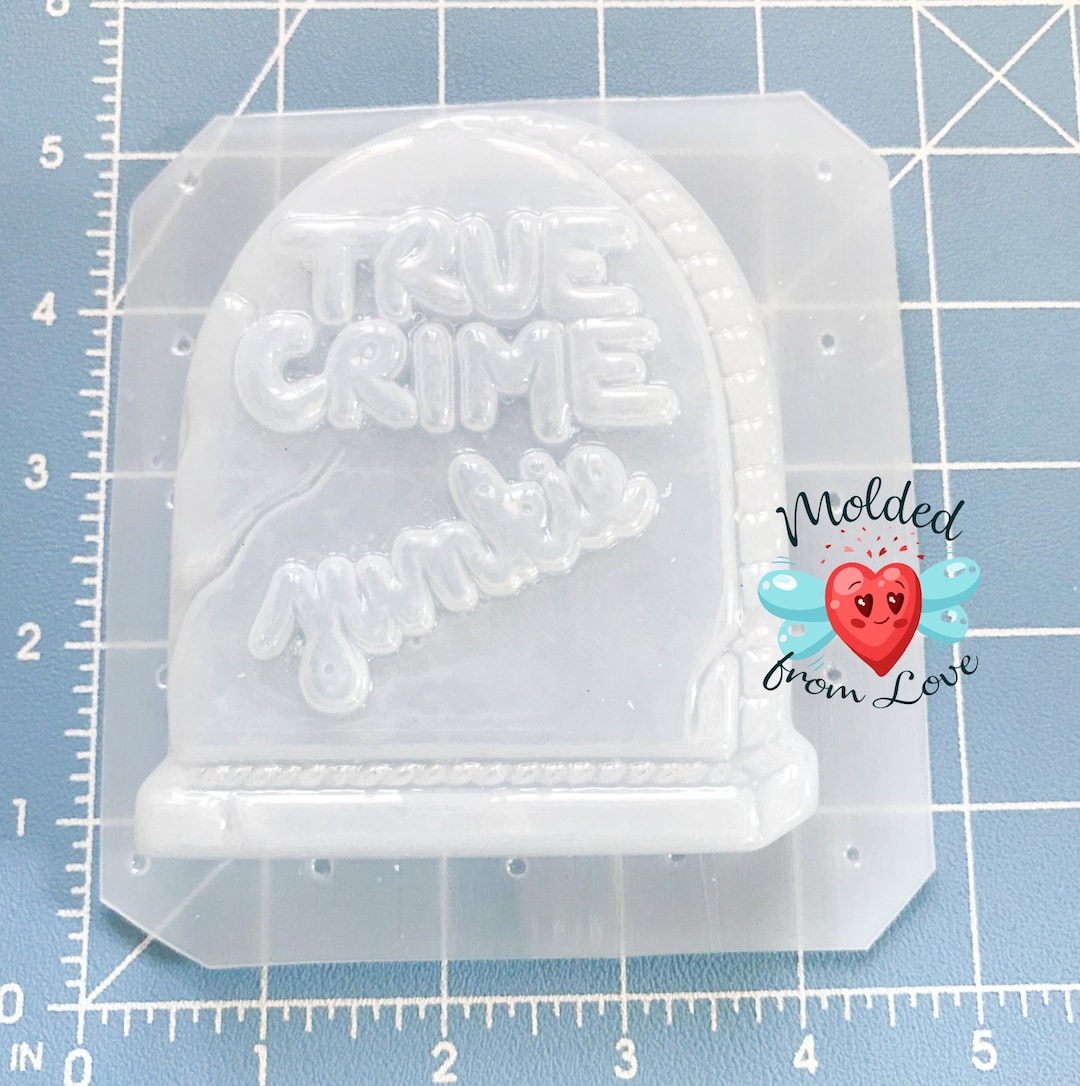 True Crime Headstone Plastic Mold | Soap, Bath Bomb, Chocolate - Etsy