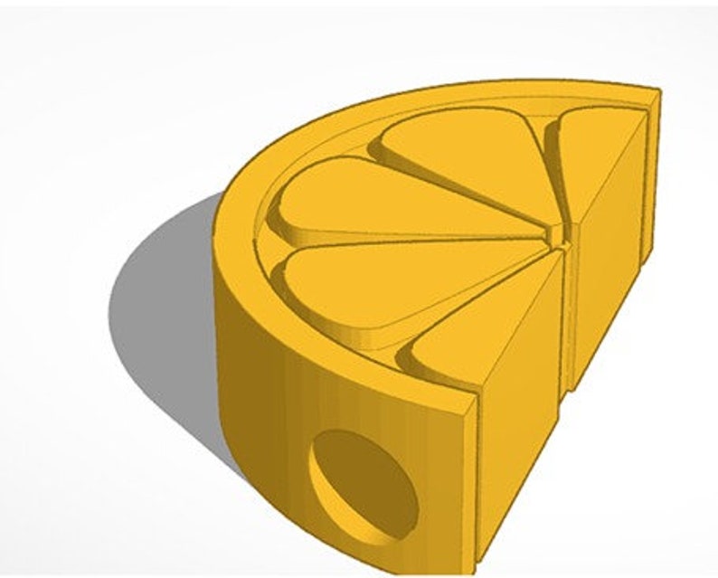 Citrus Slice Straw Topper Buddy STL File for 3D Printing - Etsy