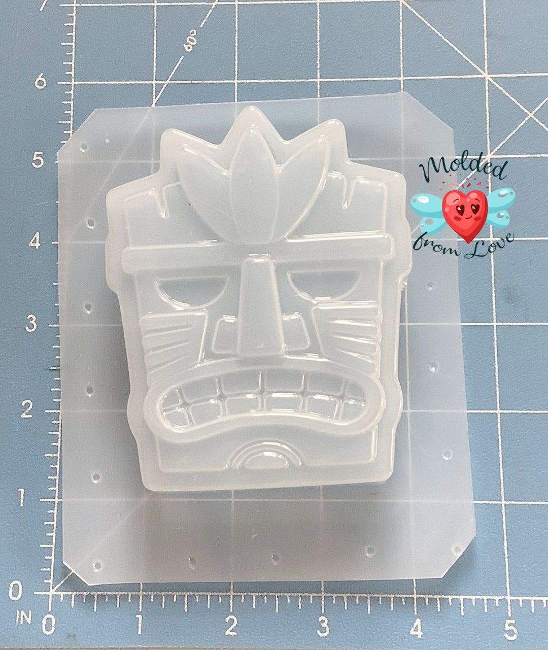 Freaky Tiki Soap or Bath Bomb Handmade Plastic Resin Mold - Etsy