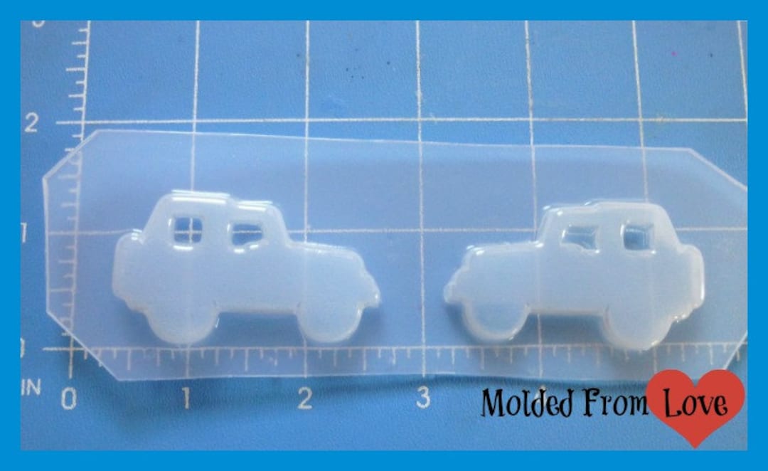 2 Cute Little Jeeps Handmade Flexible Plastic UV Resin Mold - Etsy