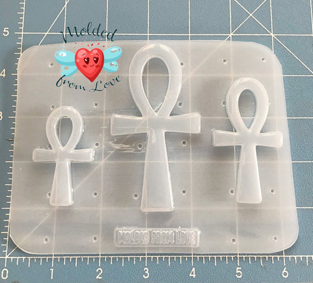 3 Different Sizes Ankh Crosses Handmade Plastic Mold/uv Resin Mold ...