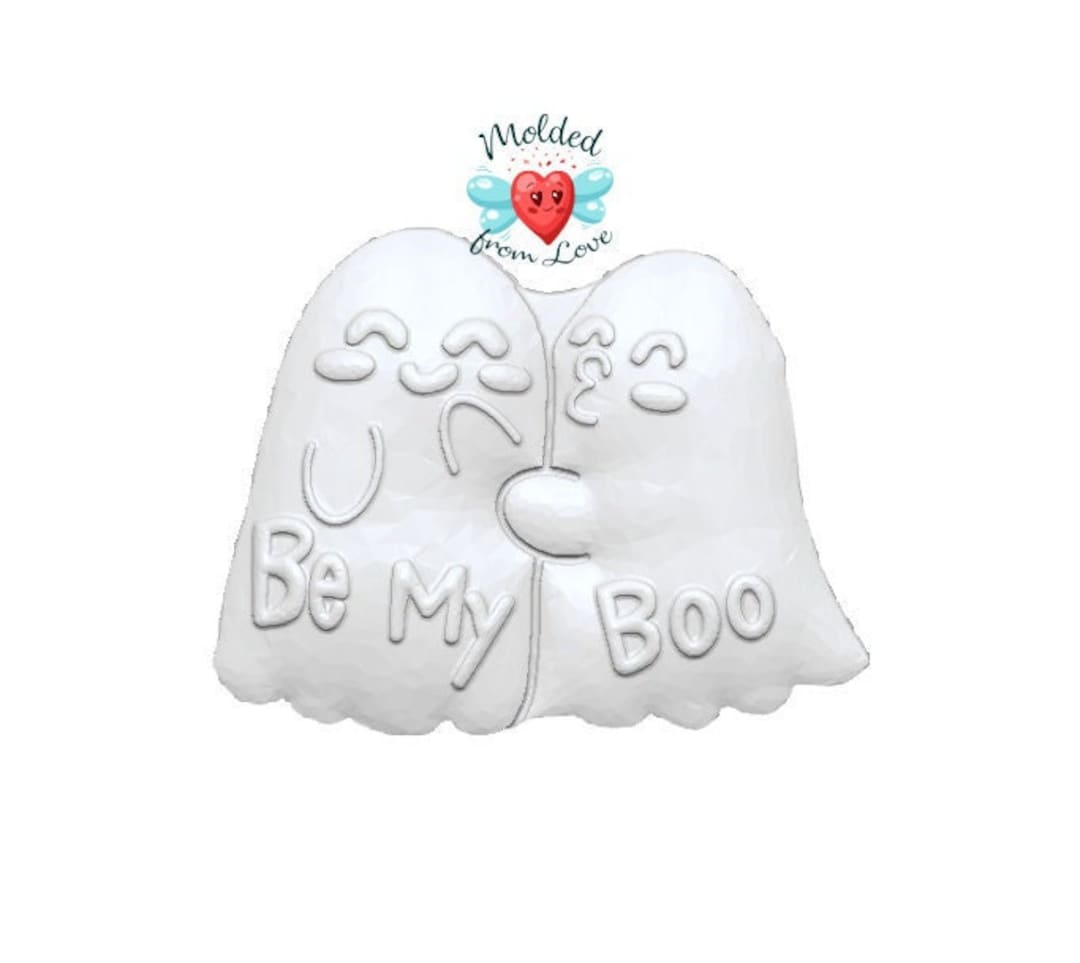 Be My Boo Ghosts Handmade Plastic Mold, Bathbomb Mold, Bath Bomb Mold ...