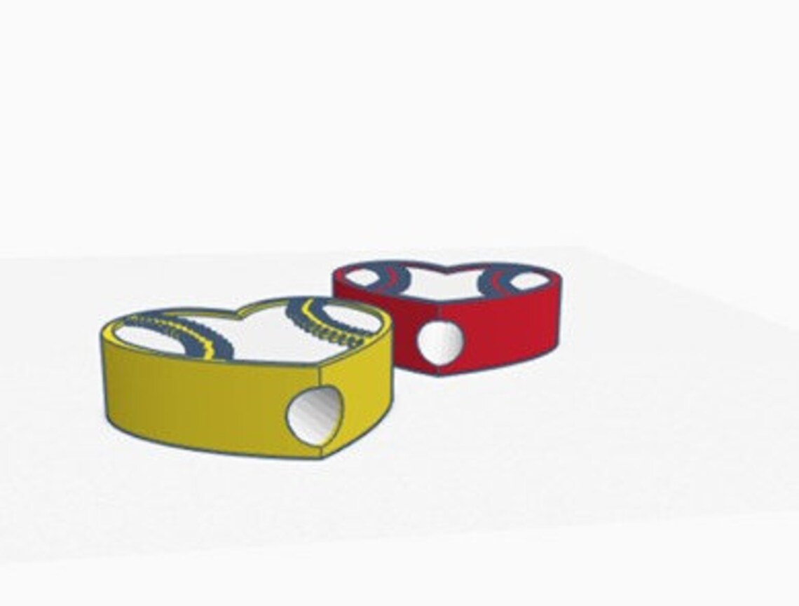 Baseball/softball Straw Topper Buddy STL File for 3D Printing - Etsy