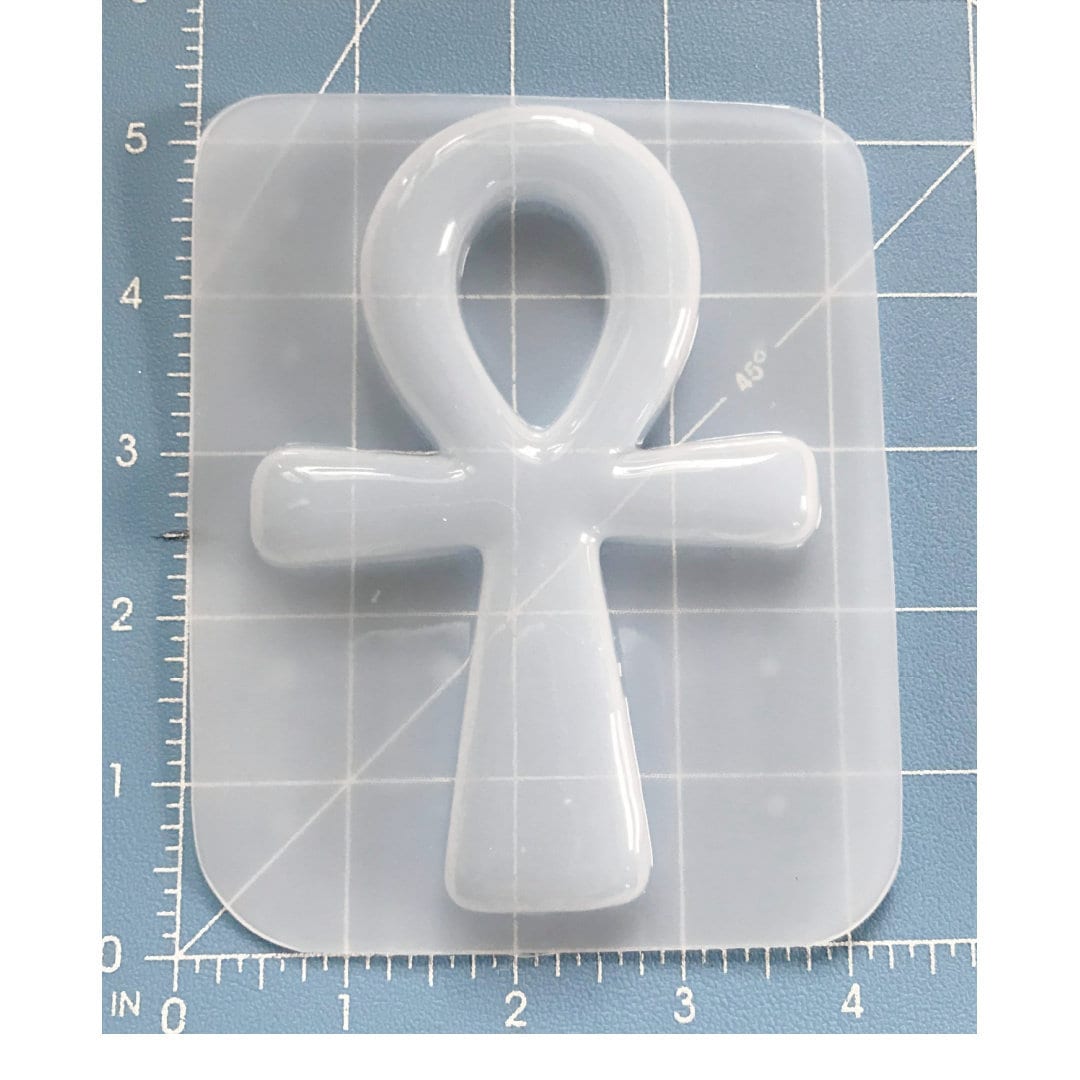 Large 5 Ankh Cross Handmade Plastic Mold/uv Resin Mold/resin Mold ...