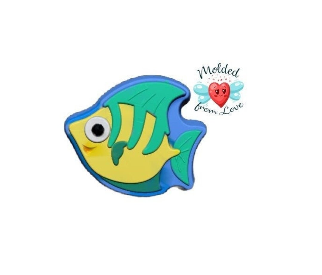 Cute Flounder Fish Handmade Plastic Mold/bathbomb Mold/bath Bomb Mold ...