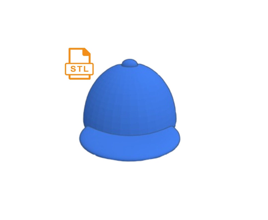 Baseball Cap Straw Topper Buddy STL File for 3D Printing - Etsy