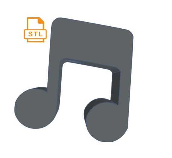 Music Note Straw Topper Buddy STL File for 3D Printing - Etsy