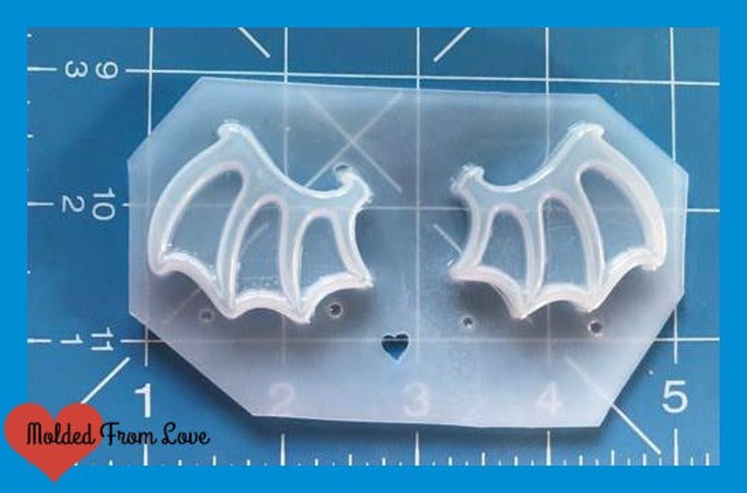 New Open Style Bat Wings Flexible Plastic Handmade Resin Mold - Etsy