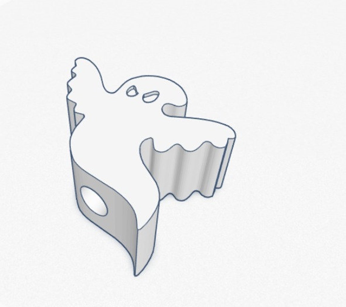 Booing Ghost Straw Topper Buddy STL File for 3D Printing - Etsy