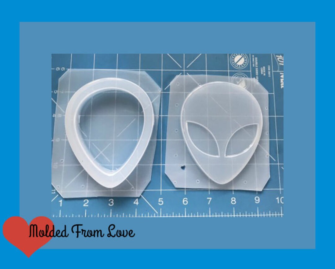 Alien Head Trinket Box Handmade Plastic Resin Mold - Etsy