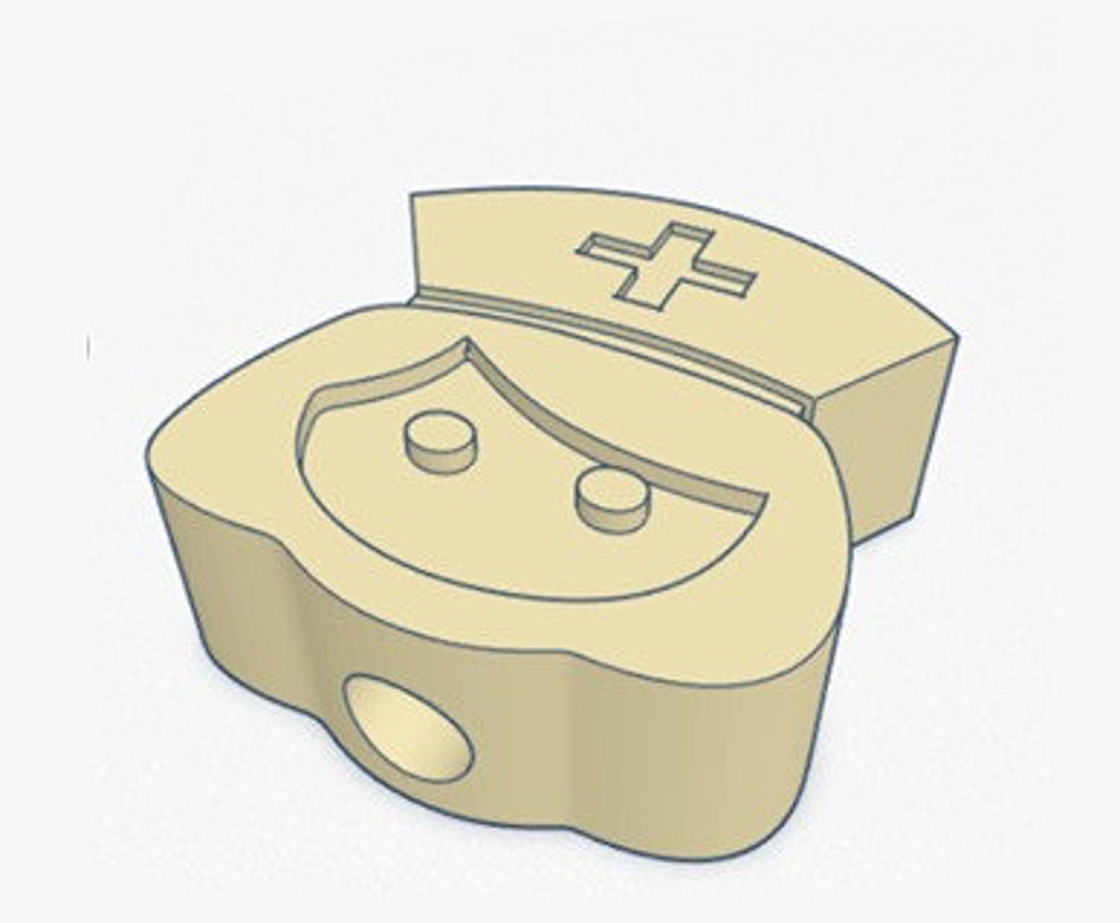 RN Nurse Straw Topper Buddy STL File for 3D Printing | Etsy