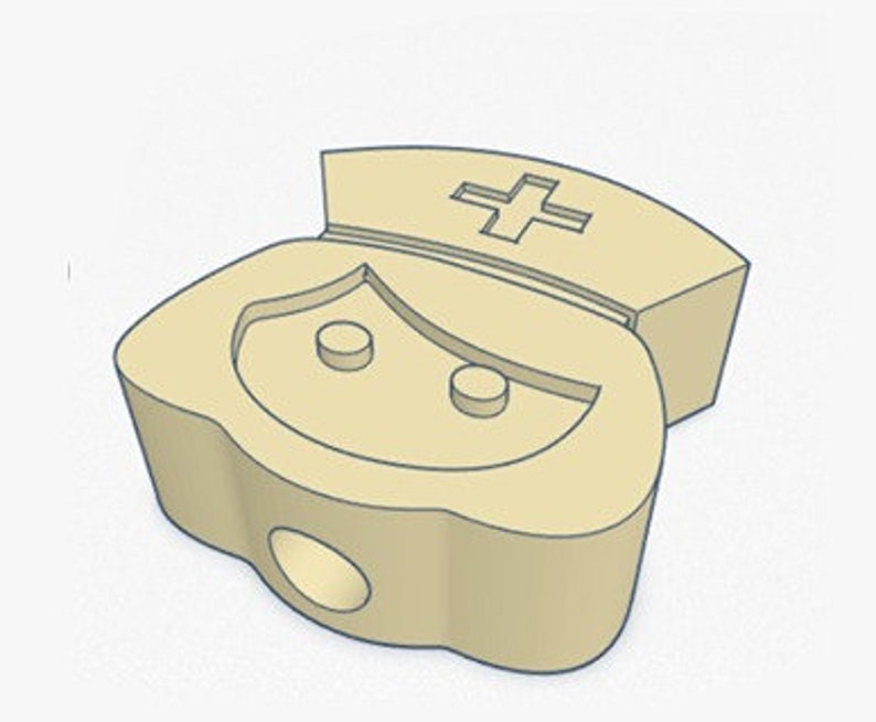RN Nurse Straw Topper Buddy STL File for 3D Printing | Etsy